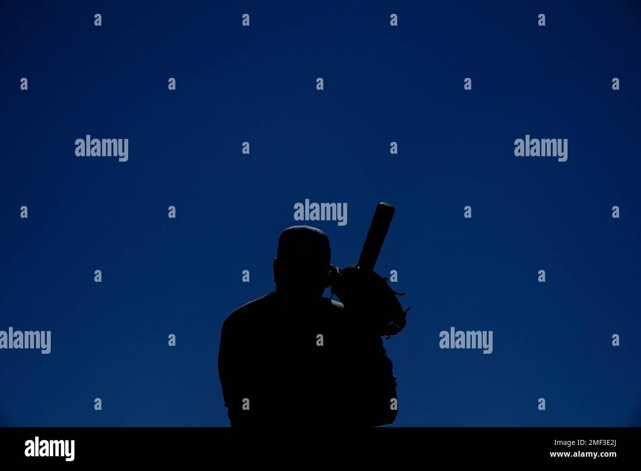 Tampa Bay Rays coach Rick Knapp watches batting practice during spring ...