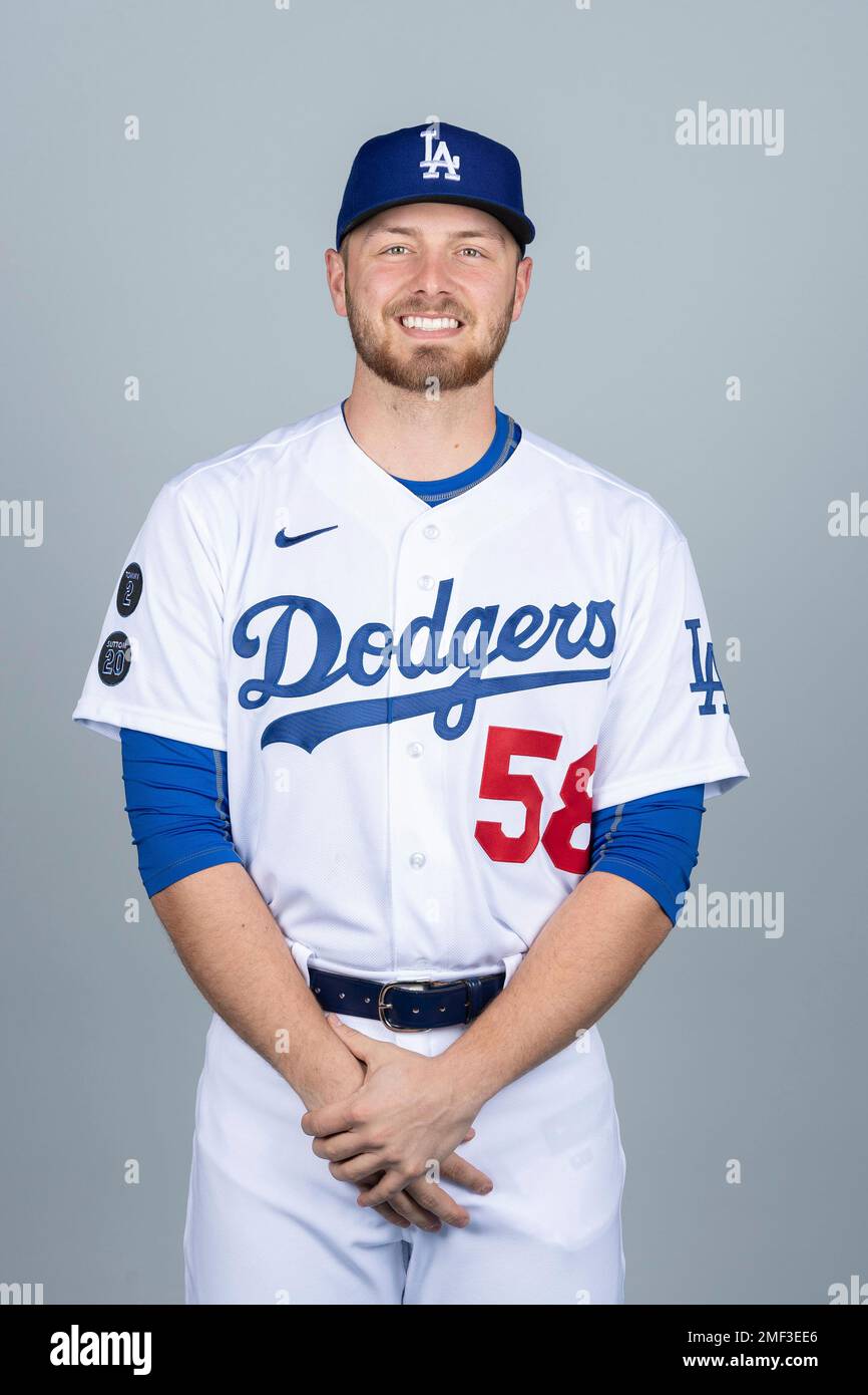 This is a 2021 photo of Michael Busch of the Los Angeles Dodgers ...