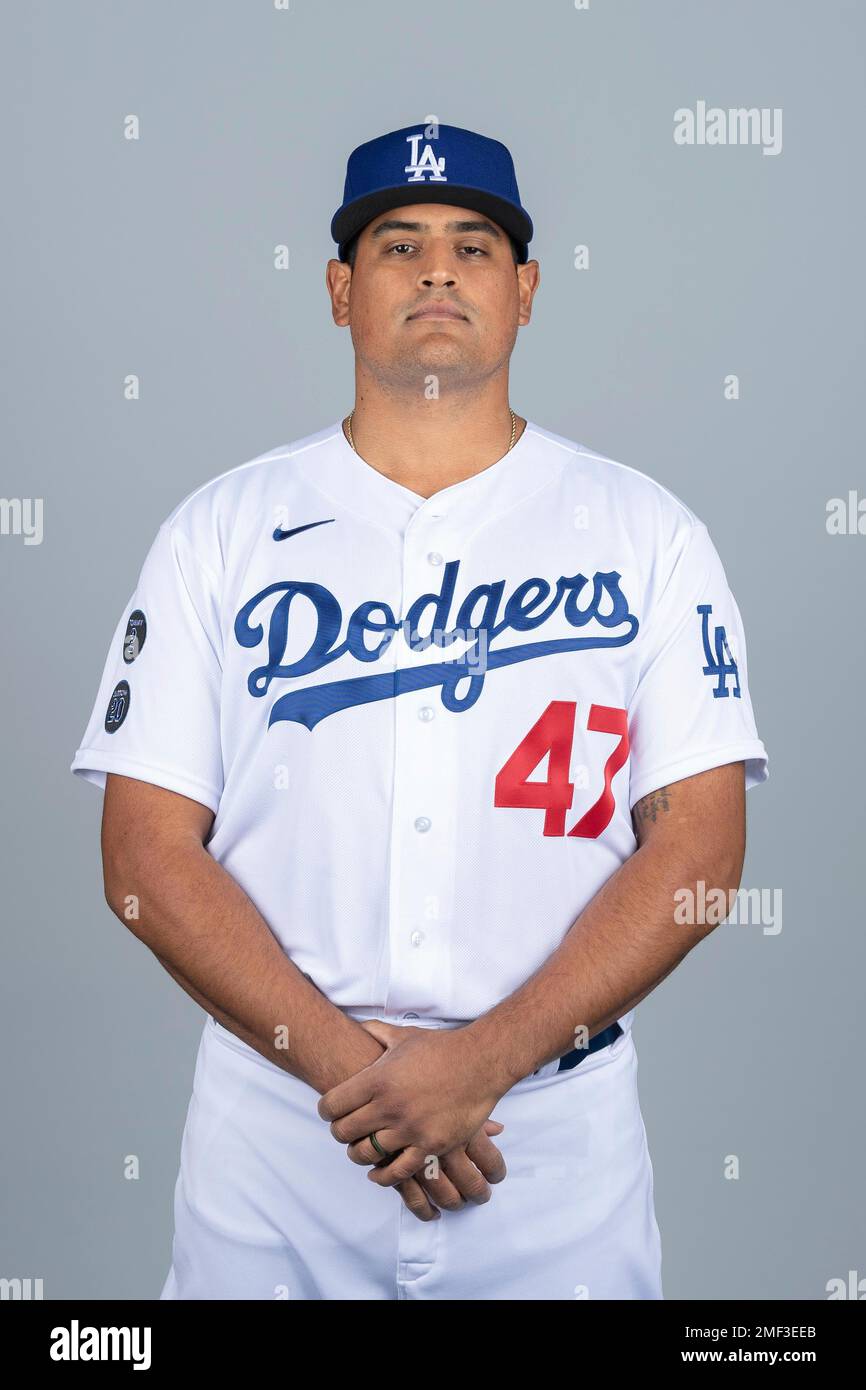 This is a 2021 photo of James Pazos of the Los Angeles Dodgers baseball ...