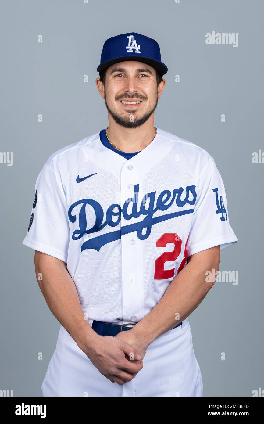 This is a 2021 photo of Elliot Soto of the Los Angeles Dodgers baseball ...