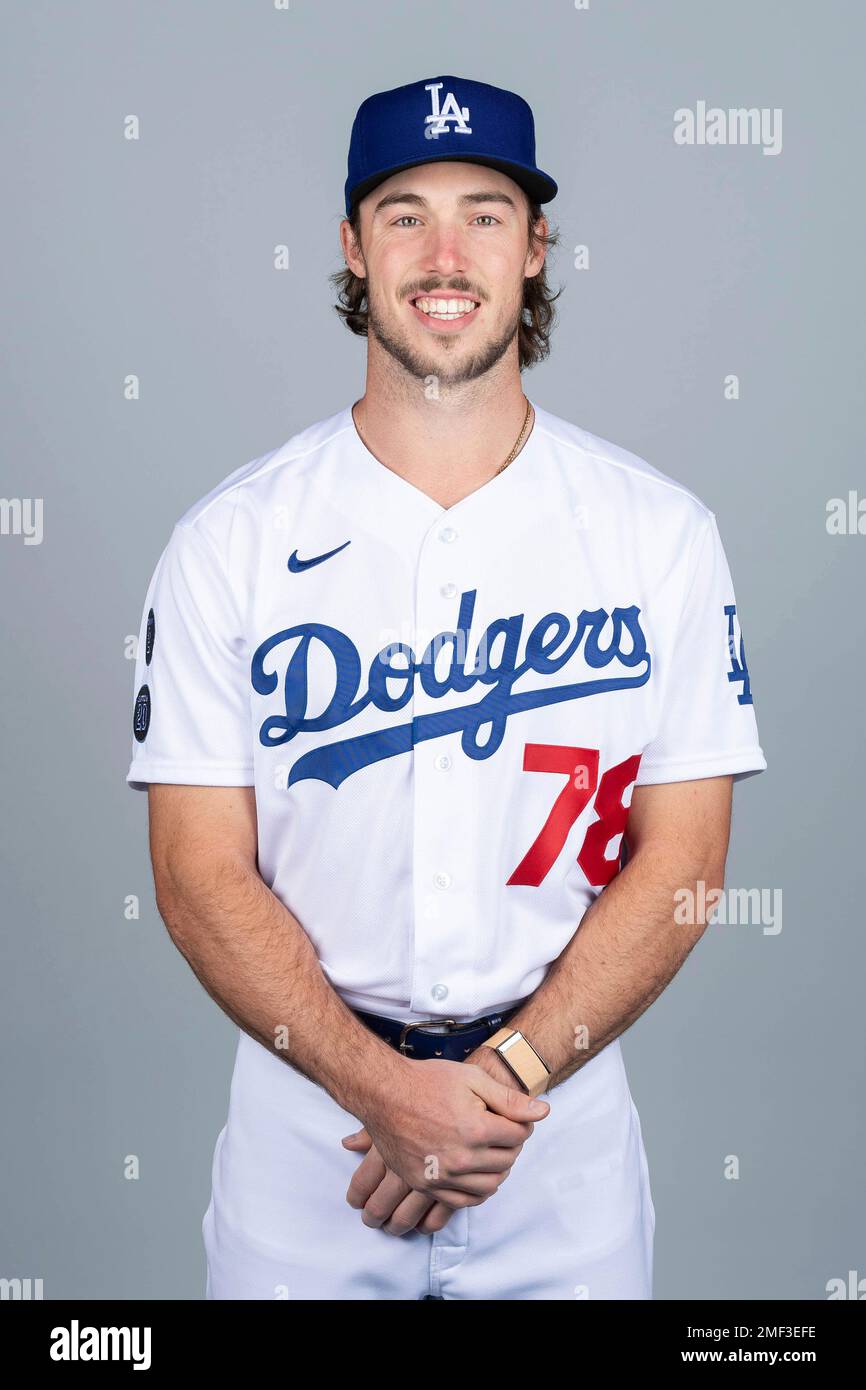 This is a 2021 photo of Michael Grove of the Los Angeles Dodgers ...