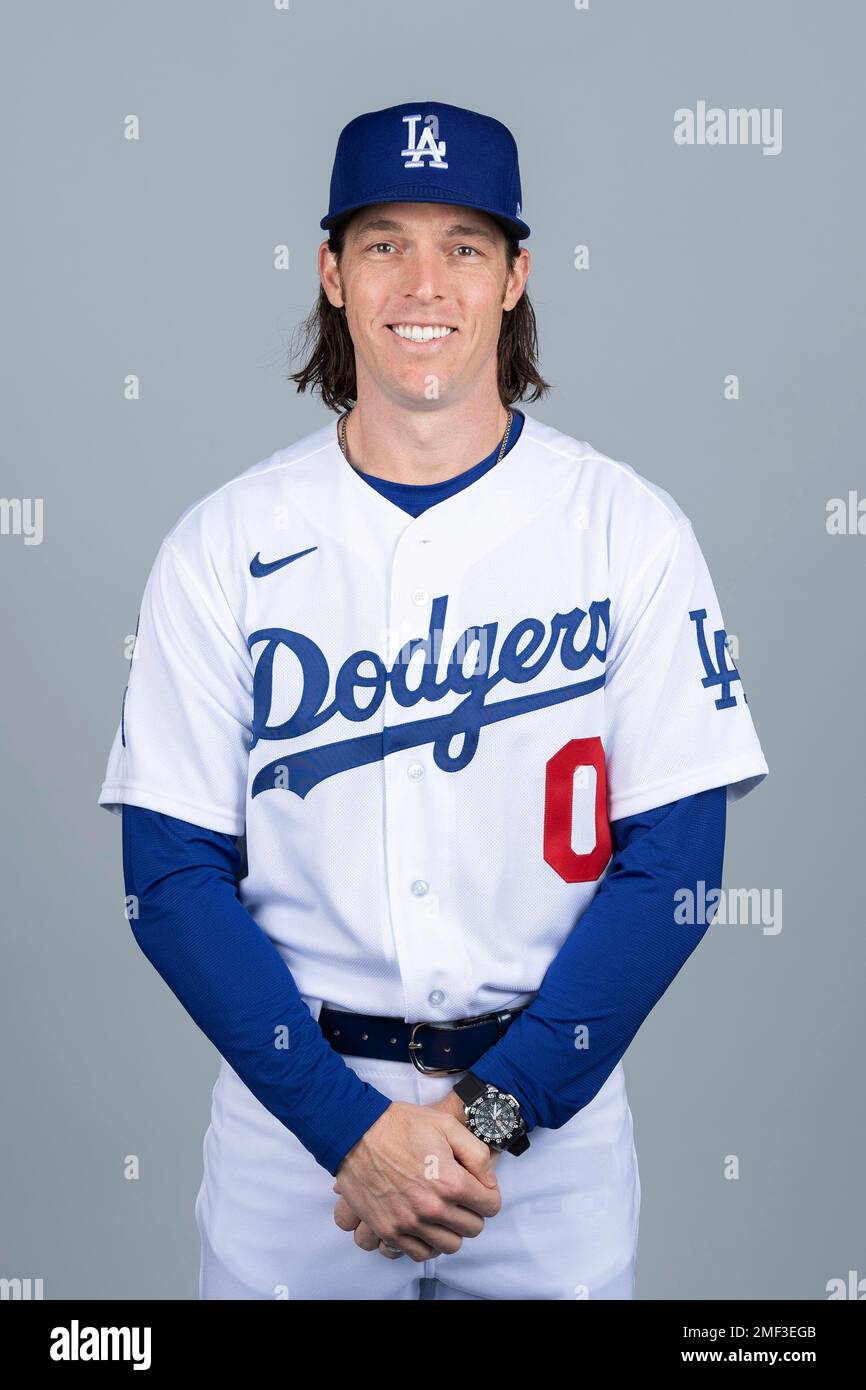 This is a 2021 photo of Danny Lehmann of the Los Angeles Dodgers ...
