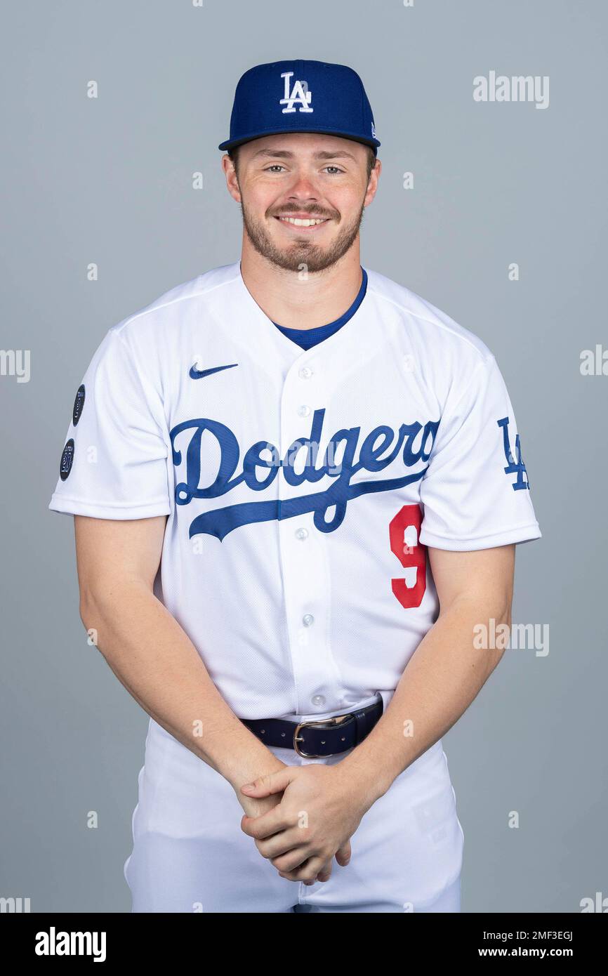 This is a 2021 photo of Gavin Lux of the Los Angeles Dodgers baseball ...