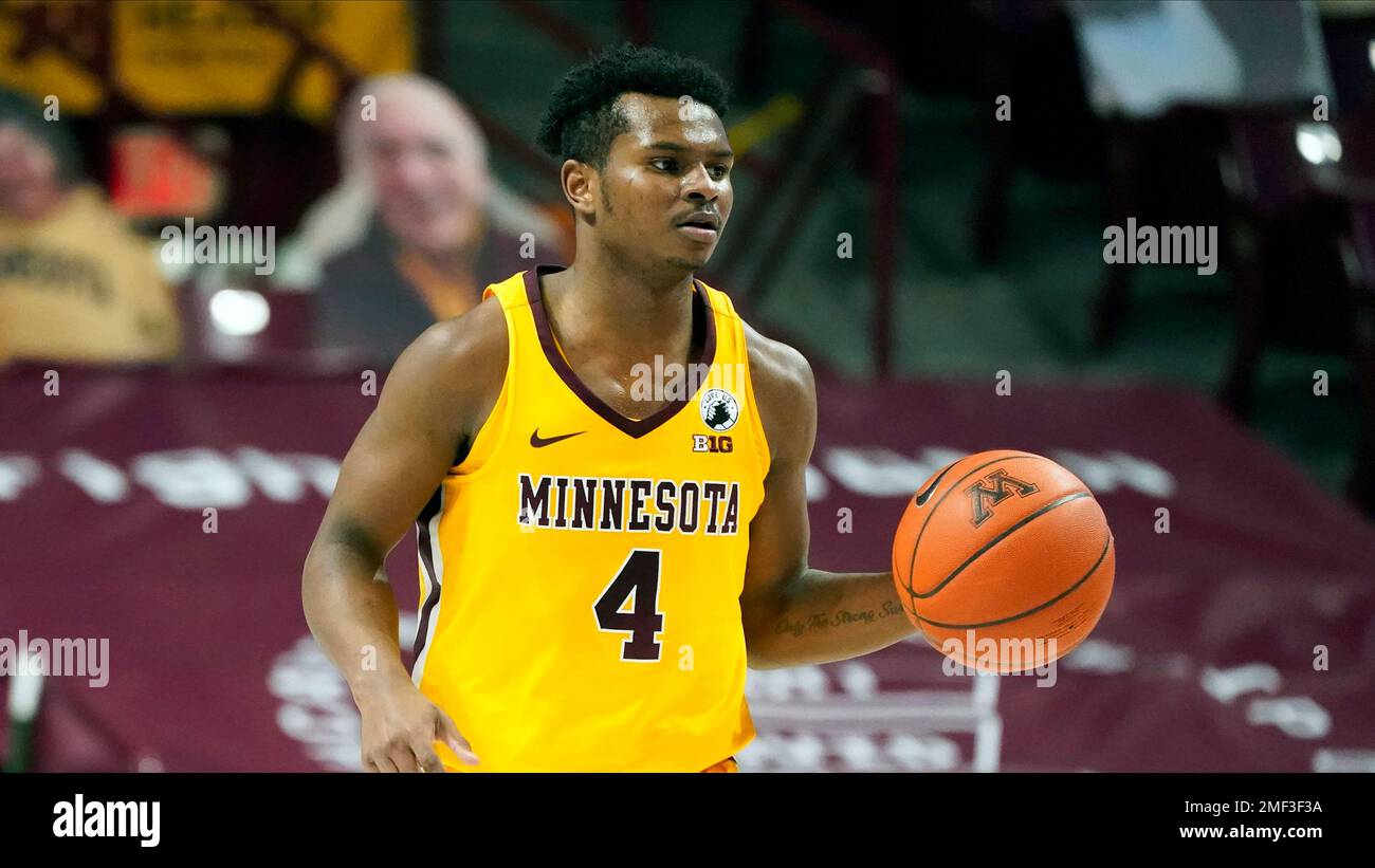 Minnesota's Jamal Mashburn Jr. (4) plays in an NCAA college basketball ...