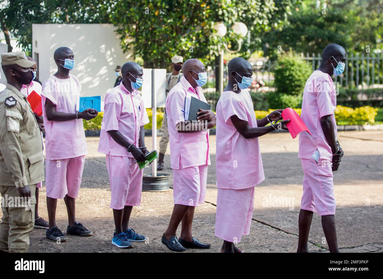 Paul Rusesabagina, center, who inspired the film "Hotel Rwanda" and is ...