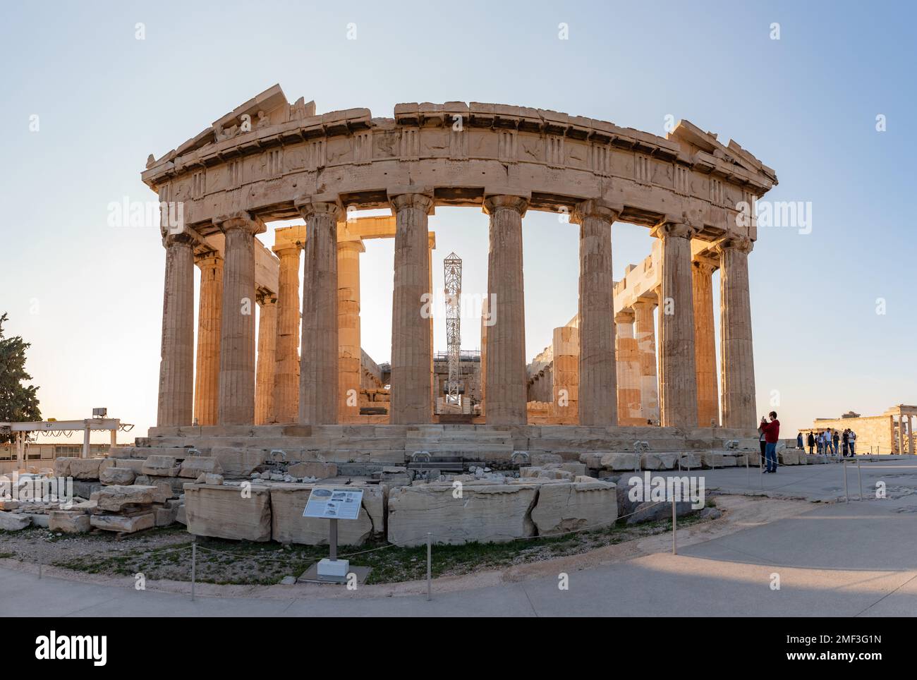 A picture of the Parthenon, the most famous temple of the Acropolis of ...