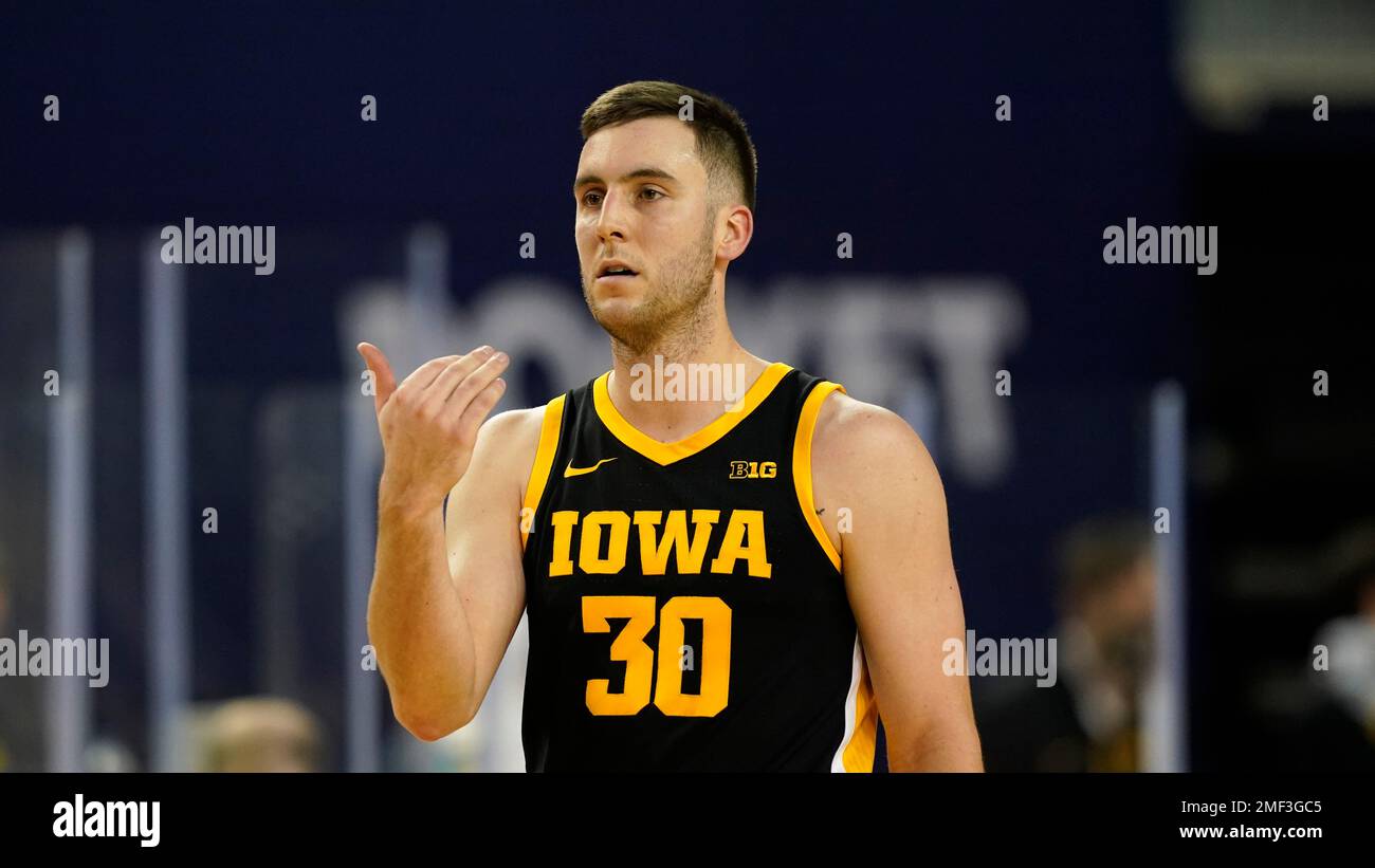 Iowa guard Connor McCaffery plays during the first half of an NCAA ...