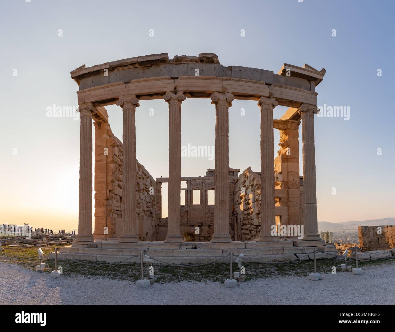 A picture of the Erechtheion, one of the temples of the Acropolis of ...