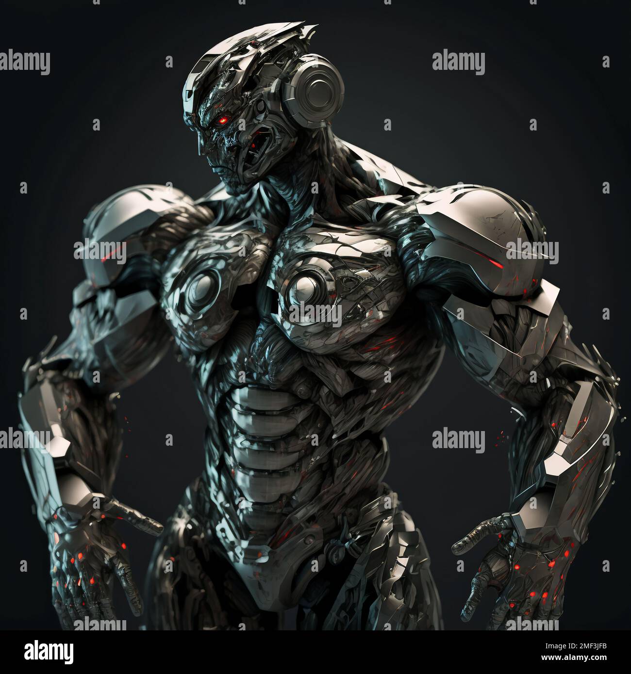 Cyborg portrait hi-res stock photography and images - Alamy
