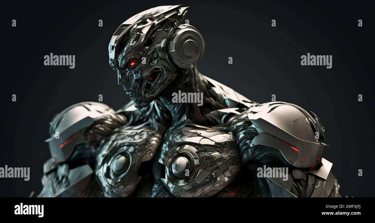 Cyborg portrait hi-res stock photography and images - Alamy