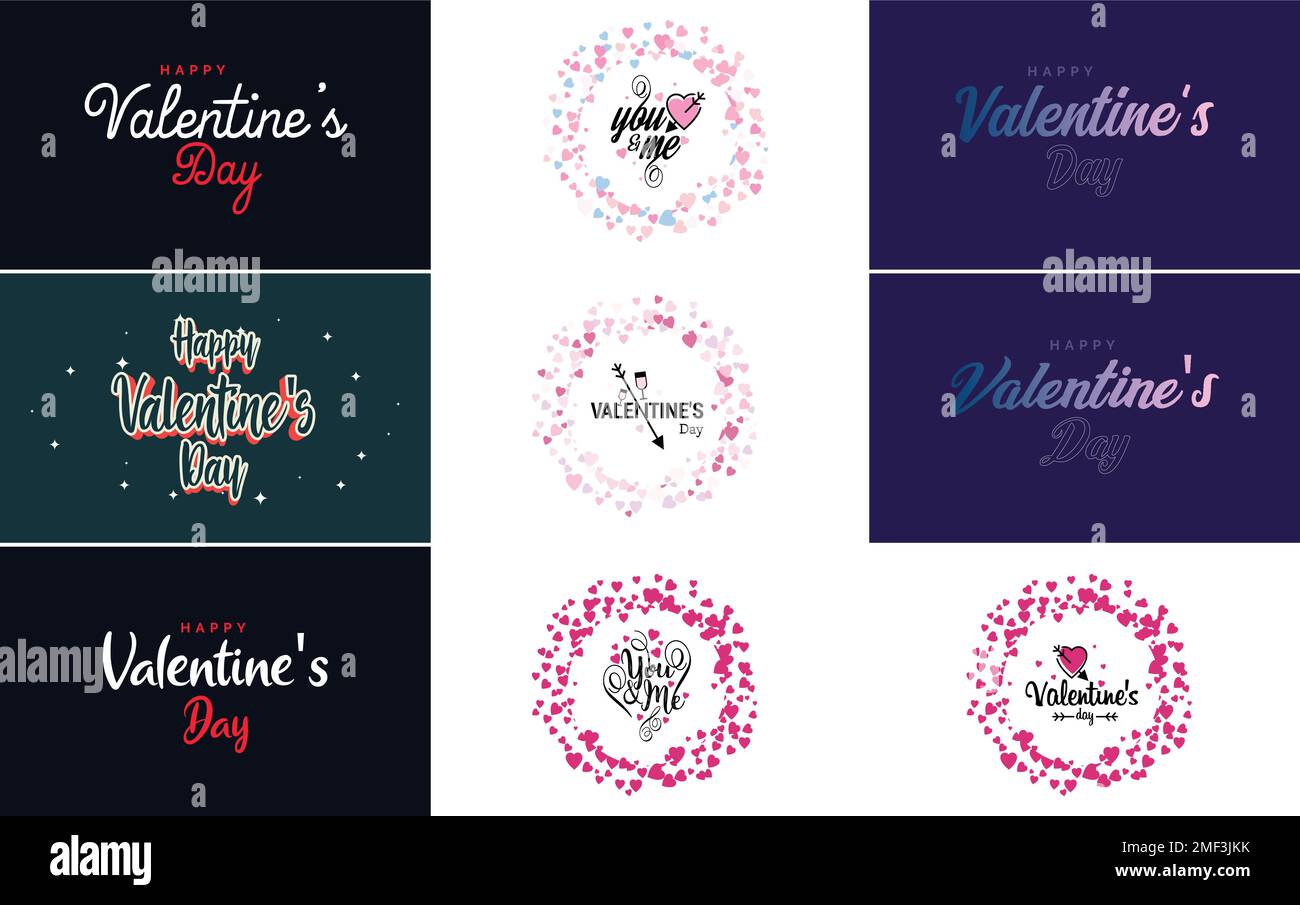 Love word art design with a heart-shaped gradient background Stock ...