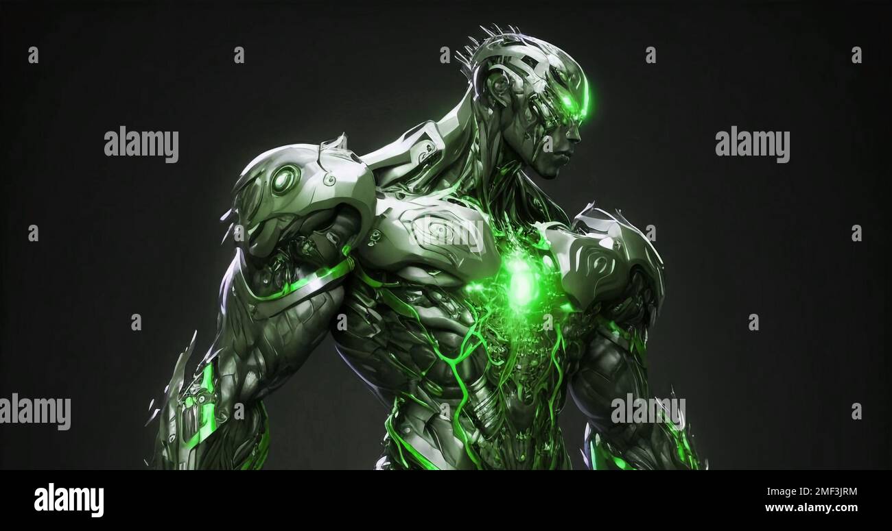 Cyberpunk fighter hi-res stock photography and images - Alamy