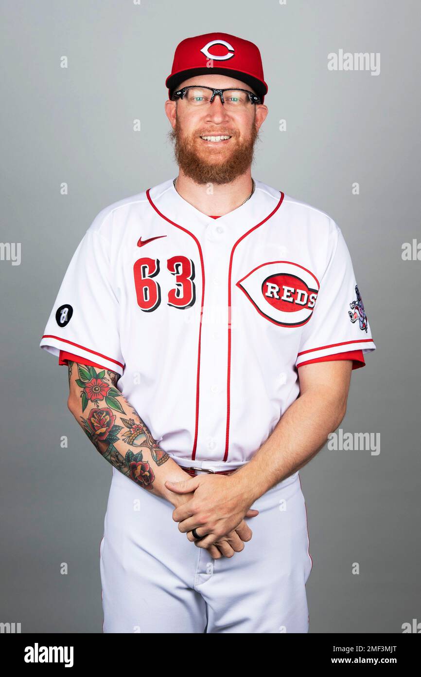 This is a 2021 photo of Sean Doolittle of the Cincinnati Reds baseball ...