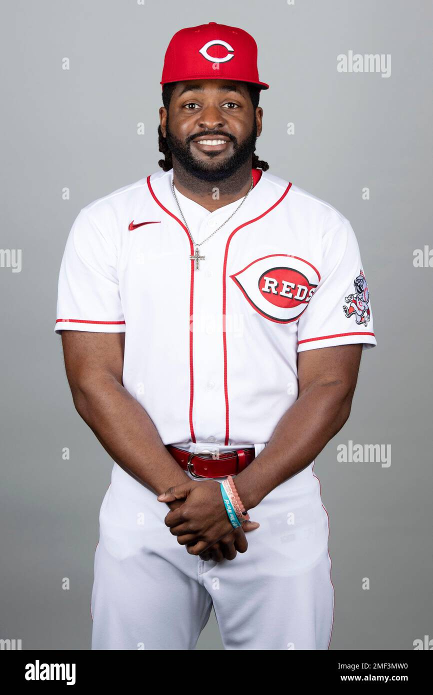 This is a 2021 photo of Dwight Smith Jr. of the Cincinnati Reds ...
