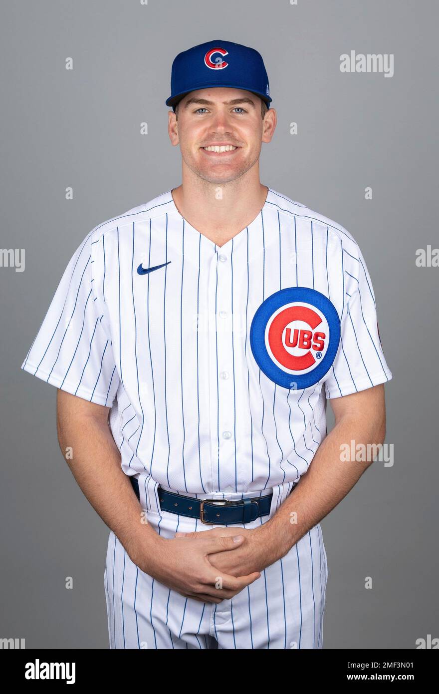 This is a 2021 photo of James Bourque of the Chicago Cubs baseball team ...