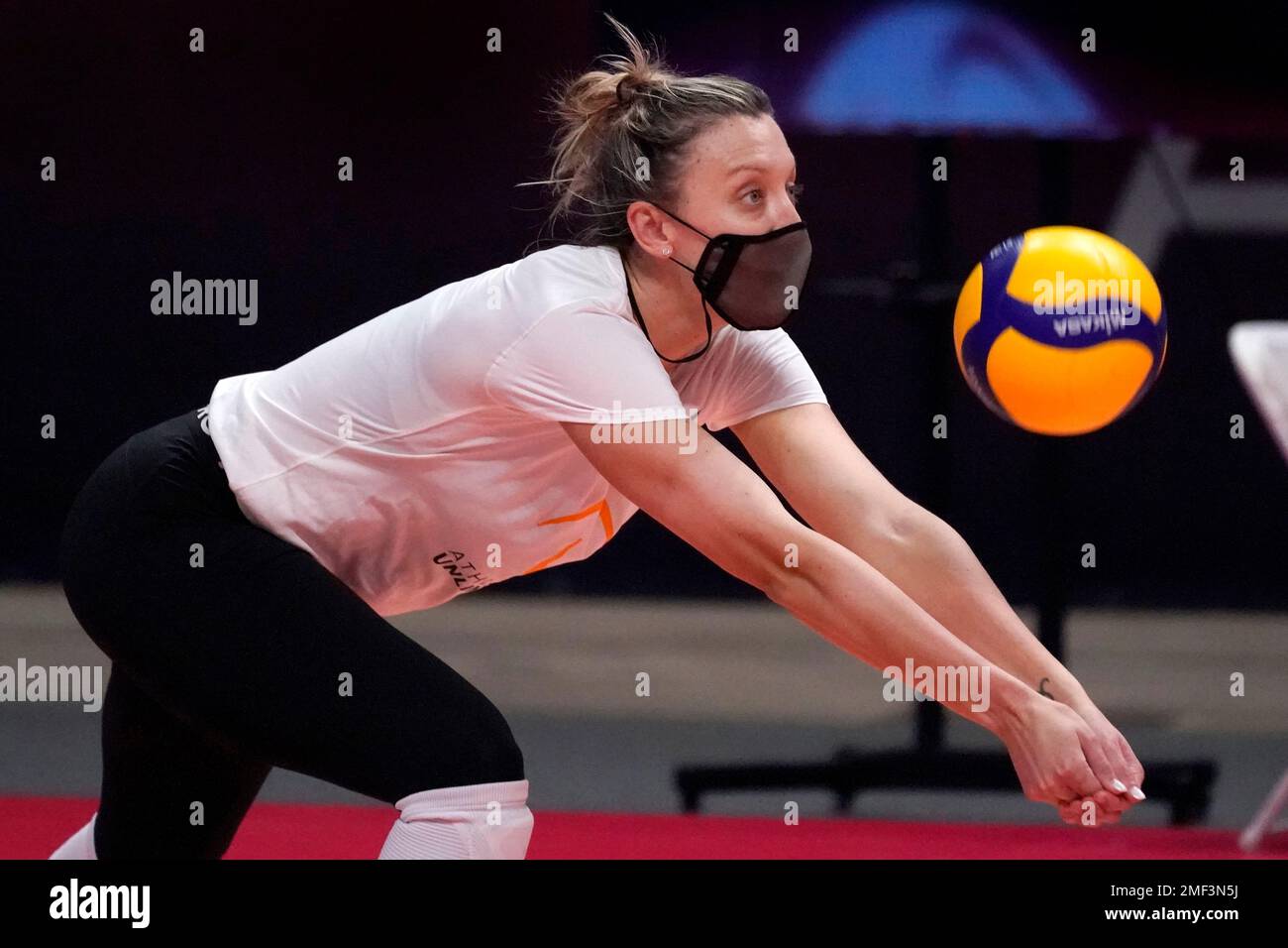 Outside hitter Jordan Larson, a two-time Olympic medalist with Team USA ...