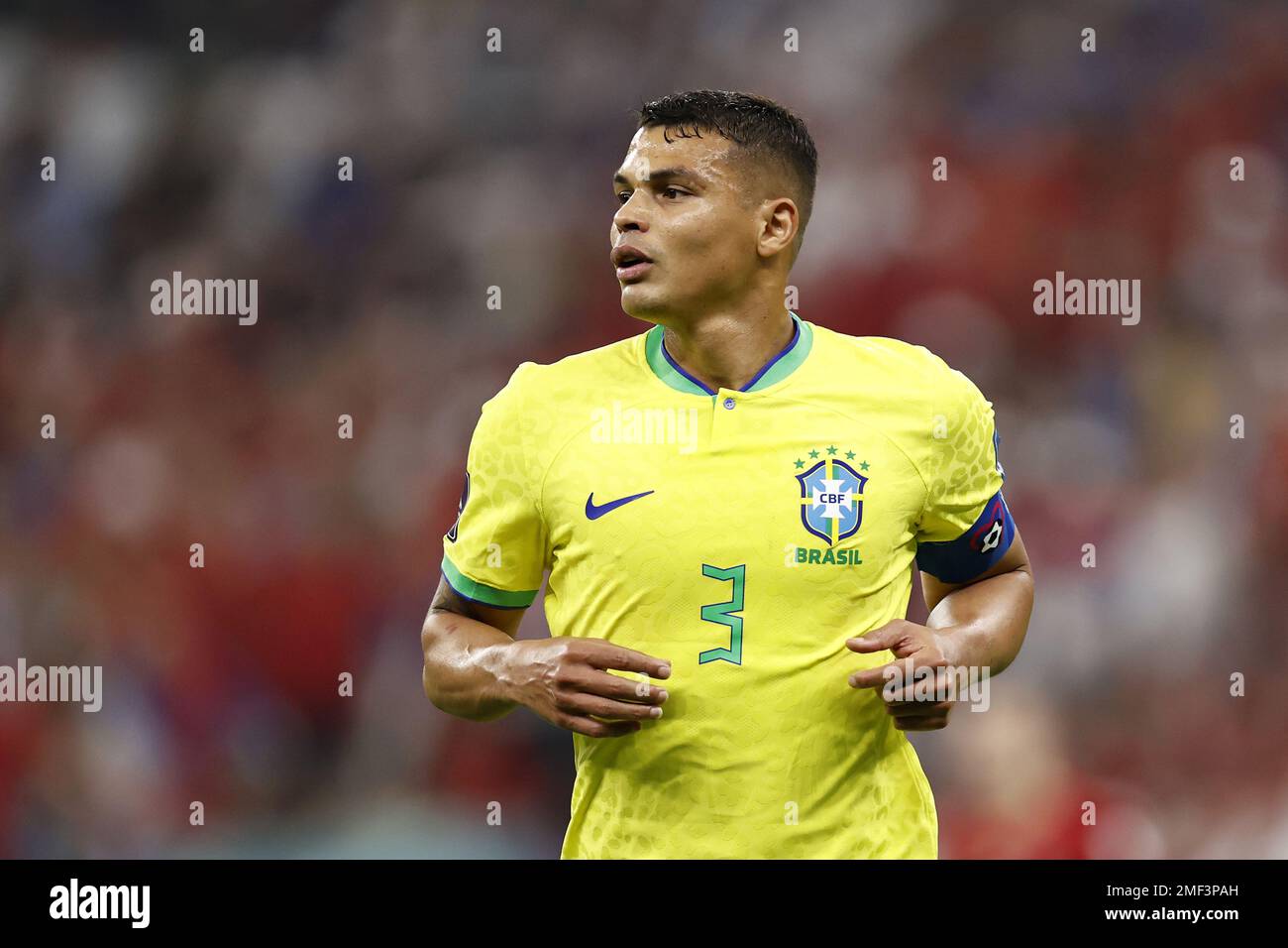 LUSAIL CITY - Thiago Silva of Brazil during the FIFA World Cup Qatar ...