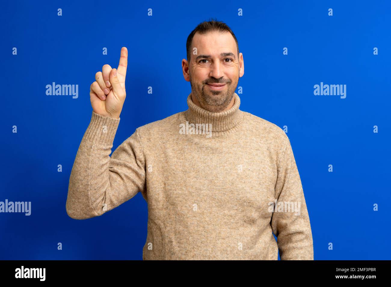 Insightful intelligent proactive man hispanic man 40s wearing ... Insightful intelligent proactive man hispanic man 40s wearing ...