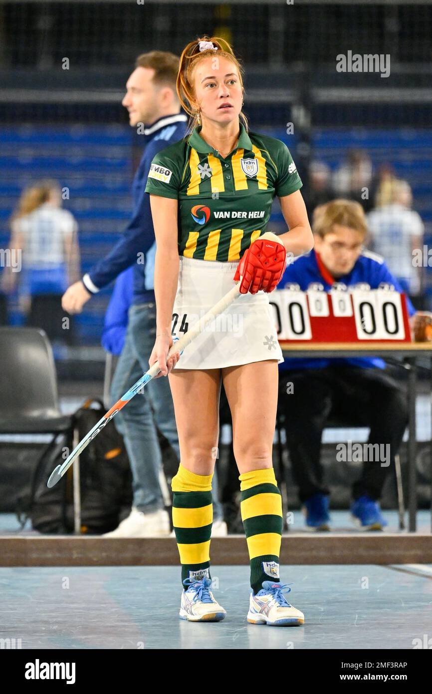 EINDHOVEN, 21-01-2023, Indoor-Sportcentrum Eindhoven, Zaalhockey ...