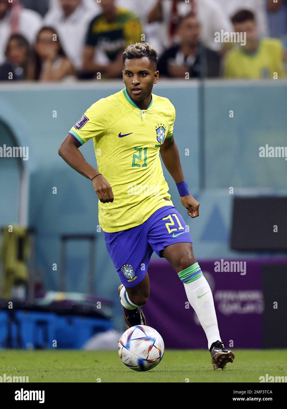 LUSAIL CITY - Rodrygo of Brazil during the FIFA World Cup Qatar 2022 ...