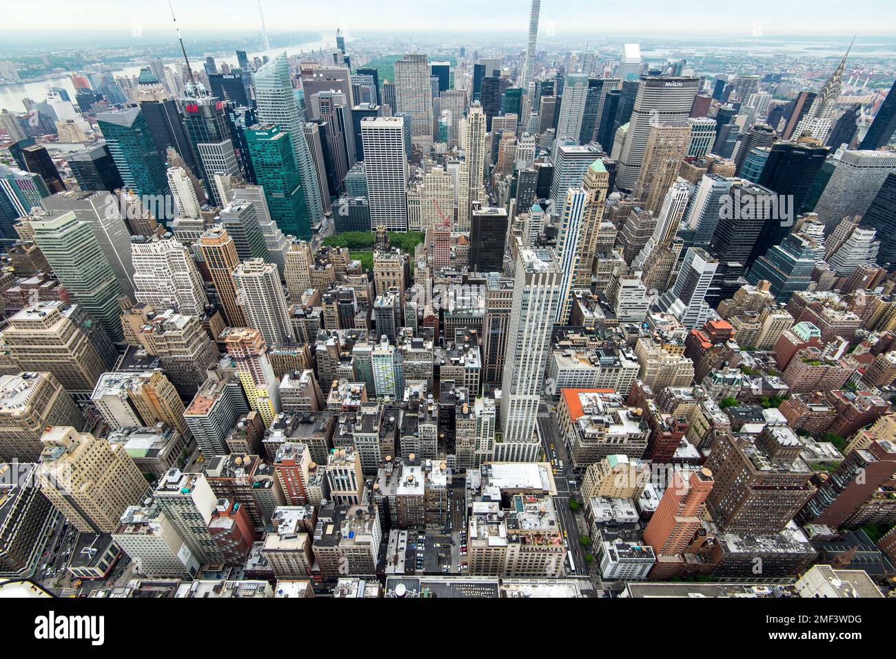 New York City from above Stock Photo - Alamy