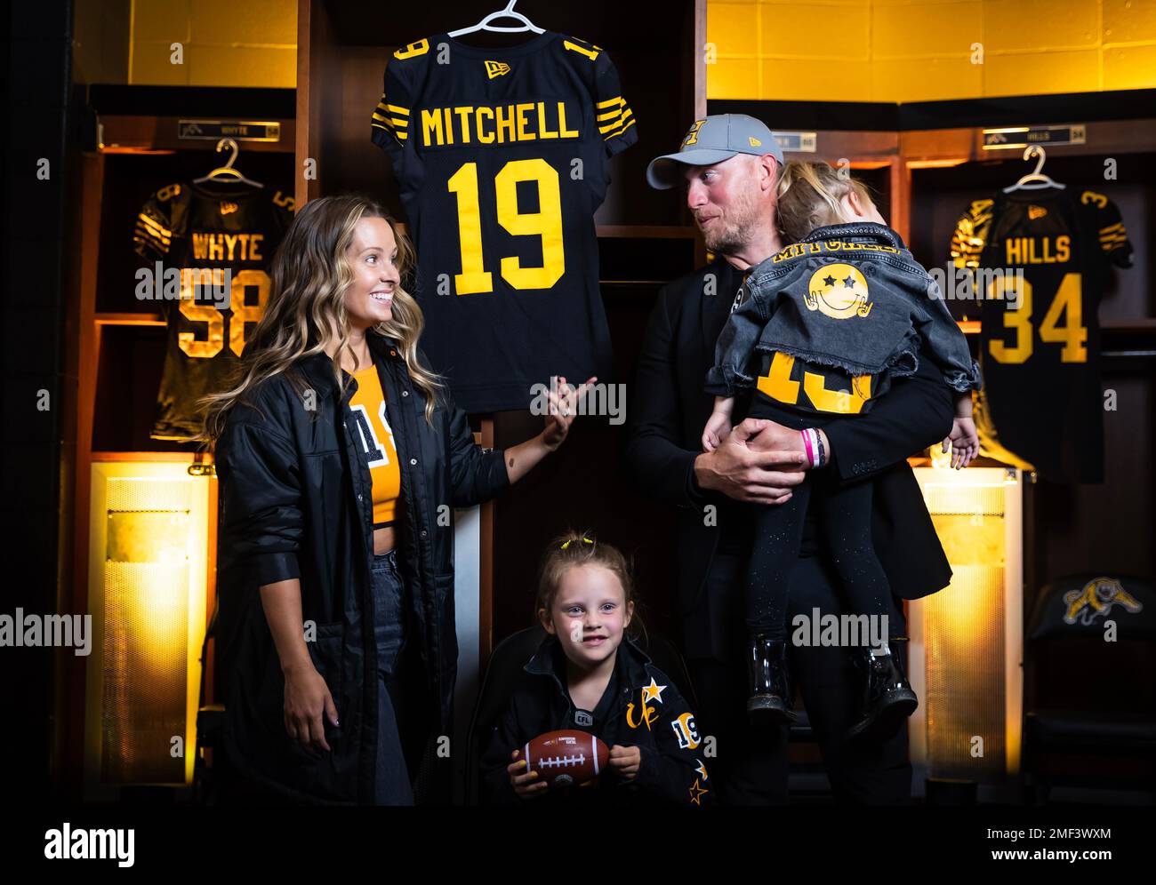 January 24, 2023, Hamilton, ON, Canada: Hamilton Tiger-Cats quarterback ...