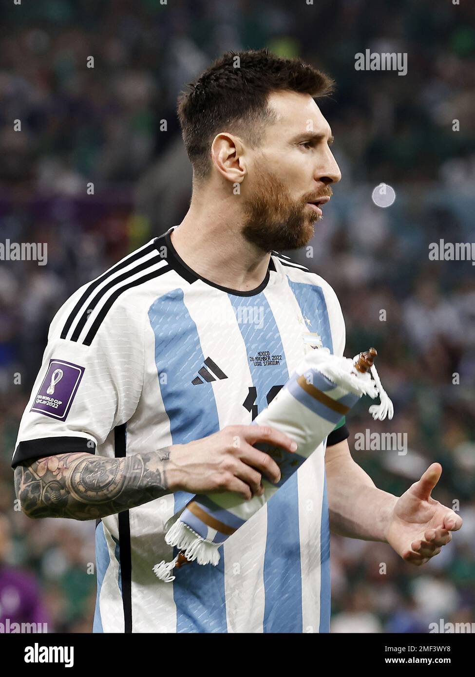 LUSAIL CITY - Lionel Messi of Argentina during the FIFA World Cup Qatar ...