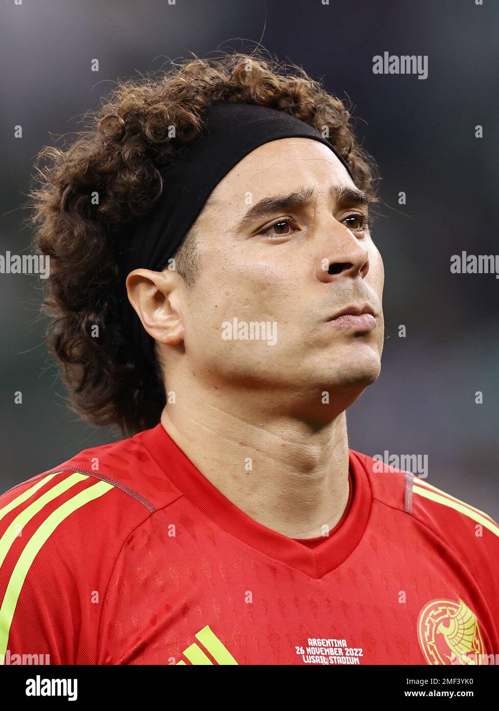 LUSAIL CITY - Mexico goalkeeper Guillermo Ochoa during the FIFA World ...