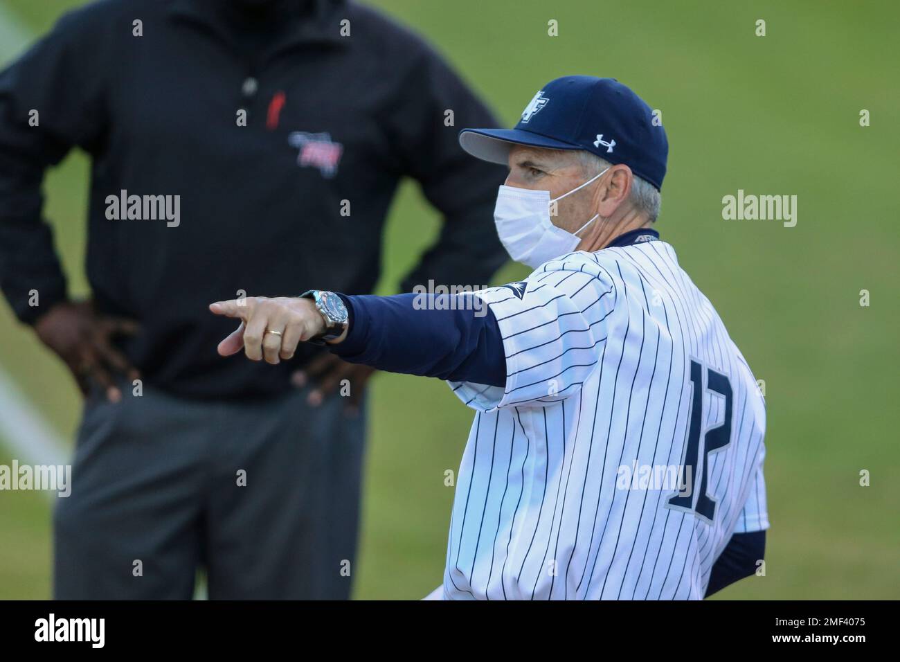 North Florida head coach Tim Parenton before an NCAA baseball game ...