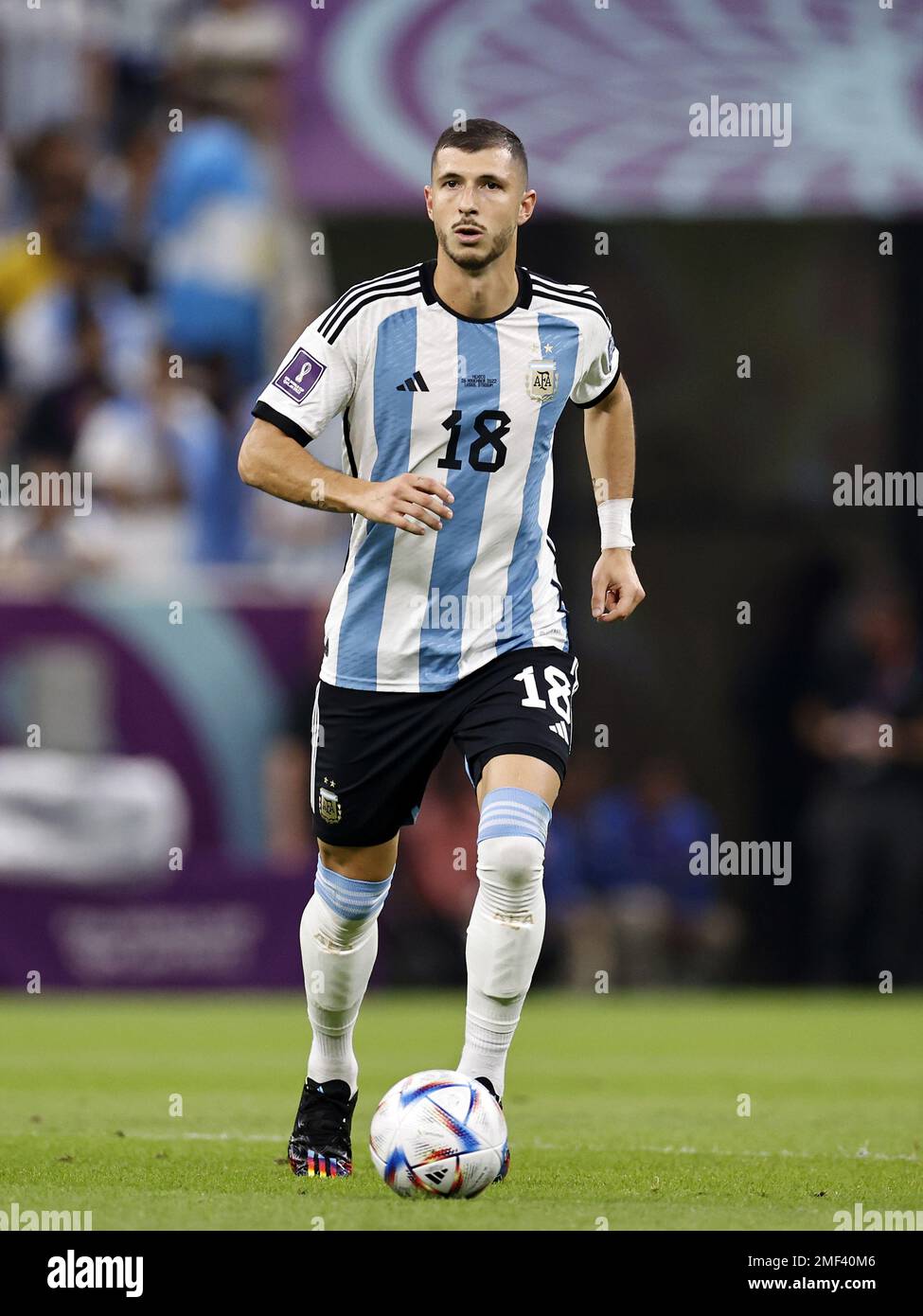 LUSAIL CITY - Guido Rodriguez of Argentina during the FIFA World Cup ...