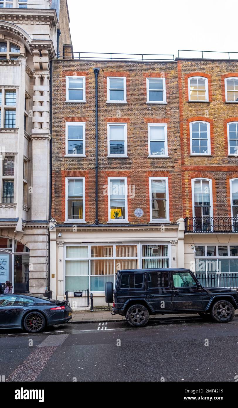 8 St George Street, Mayfair, London W1. the artist studio of Henry ...