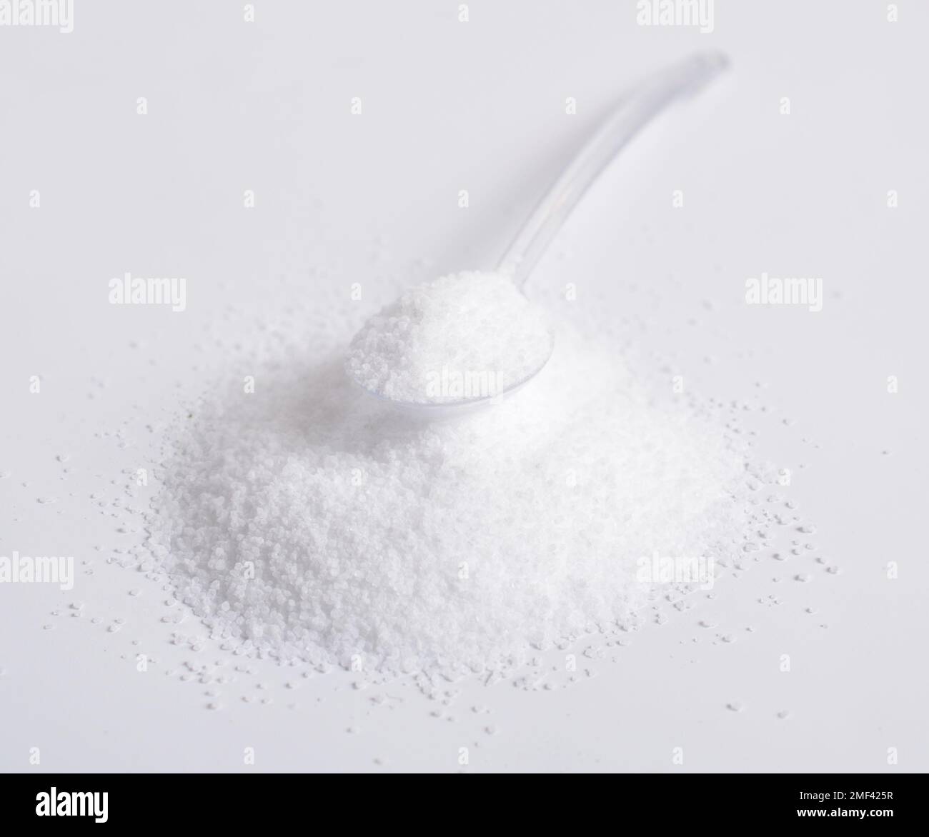 Stevioside powder. Natural sweetener on white background Stock Photo ...