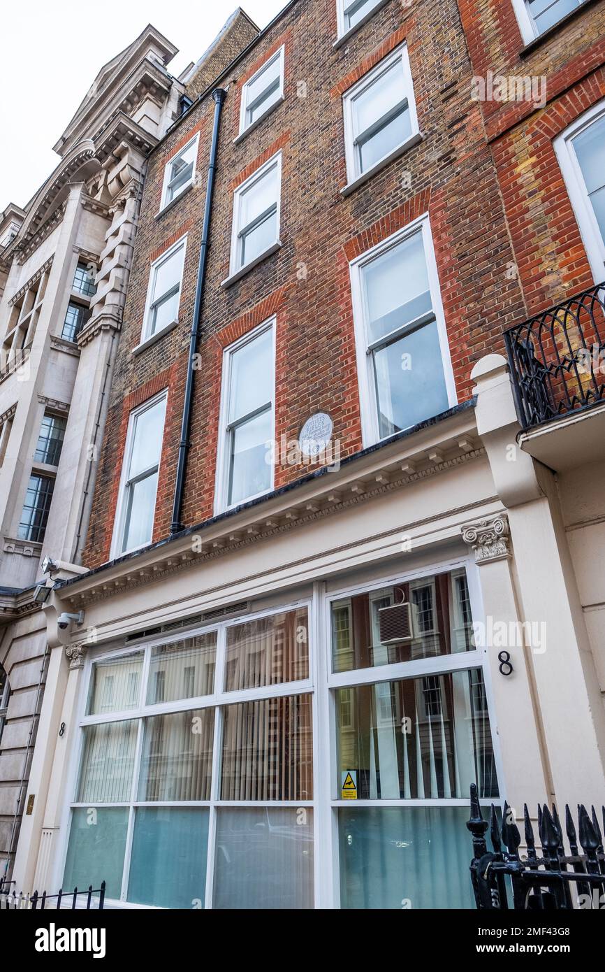 8 St George Street, Mayfair, London W1. the artist studio of Henry ...