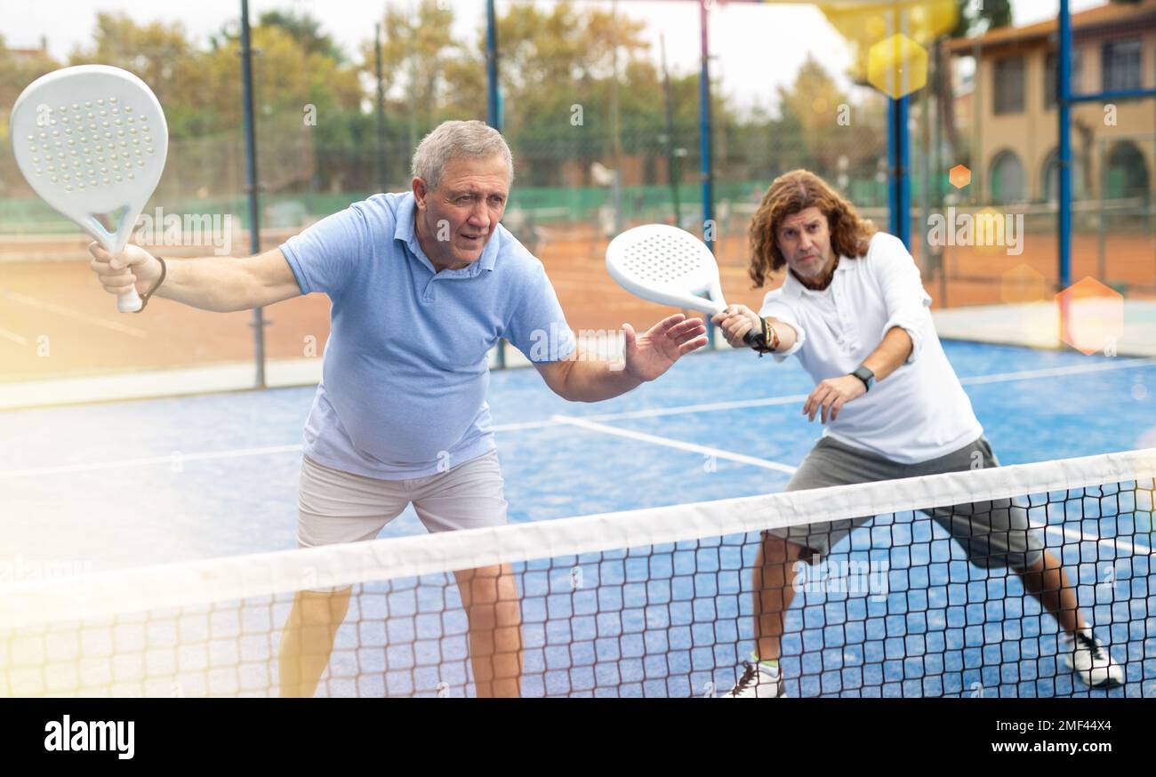 Man padel player hi-res stock photography and images - Alamy