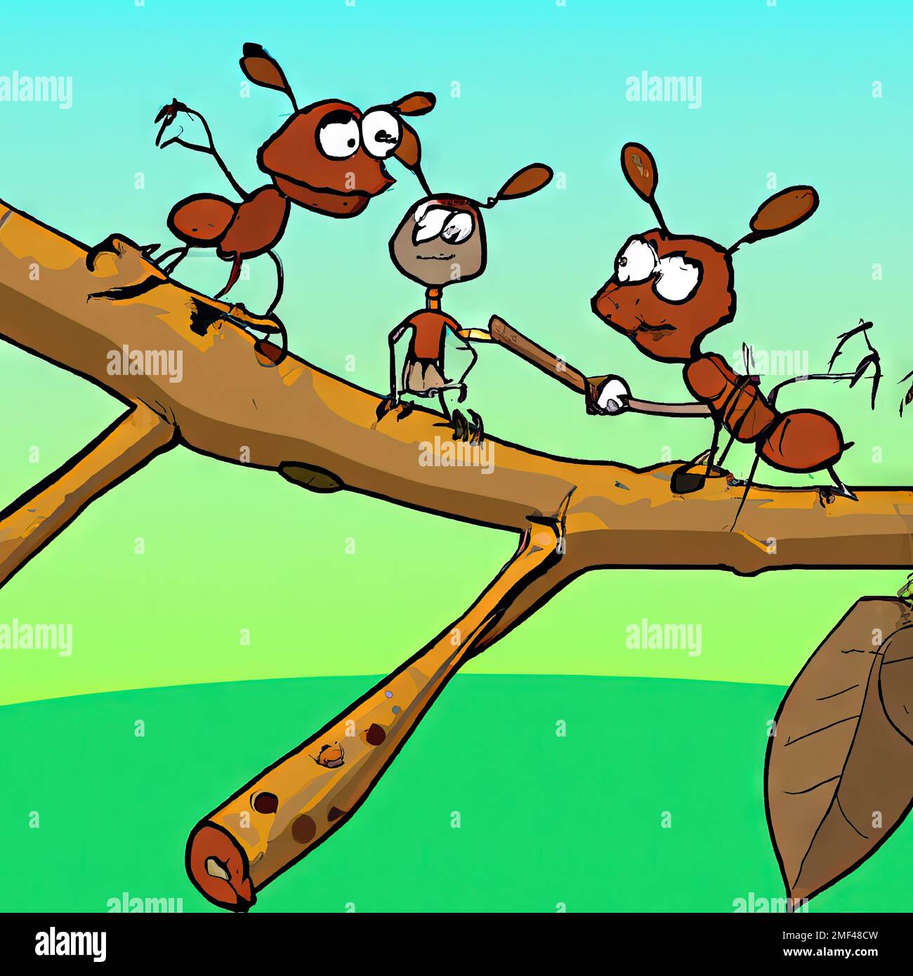 Ants Teamwork Animation