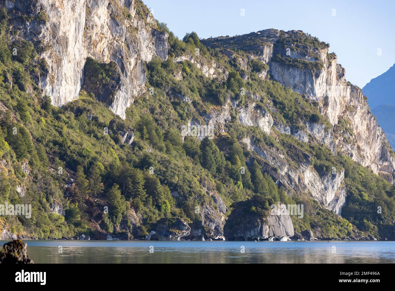 Lago General Carrera near Puerto Rio Tranquilo with the famous Marble ...