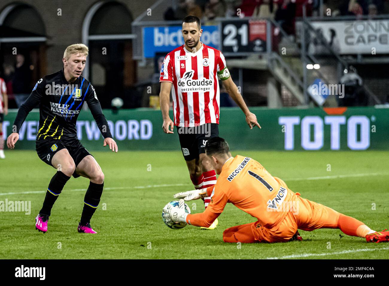 ROTTERDAM, Netherlands, 24-01-2023, football, Stadium Het Kasteel ...