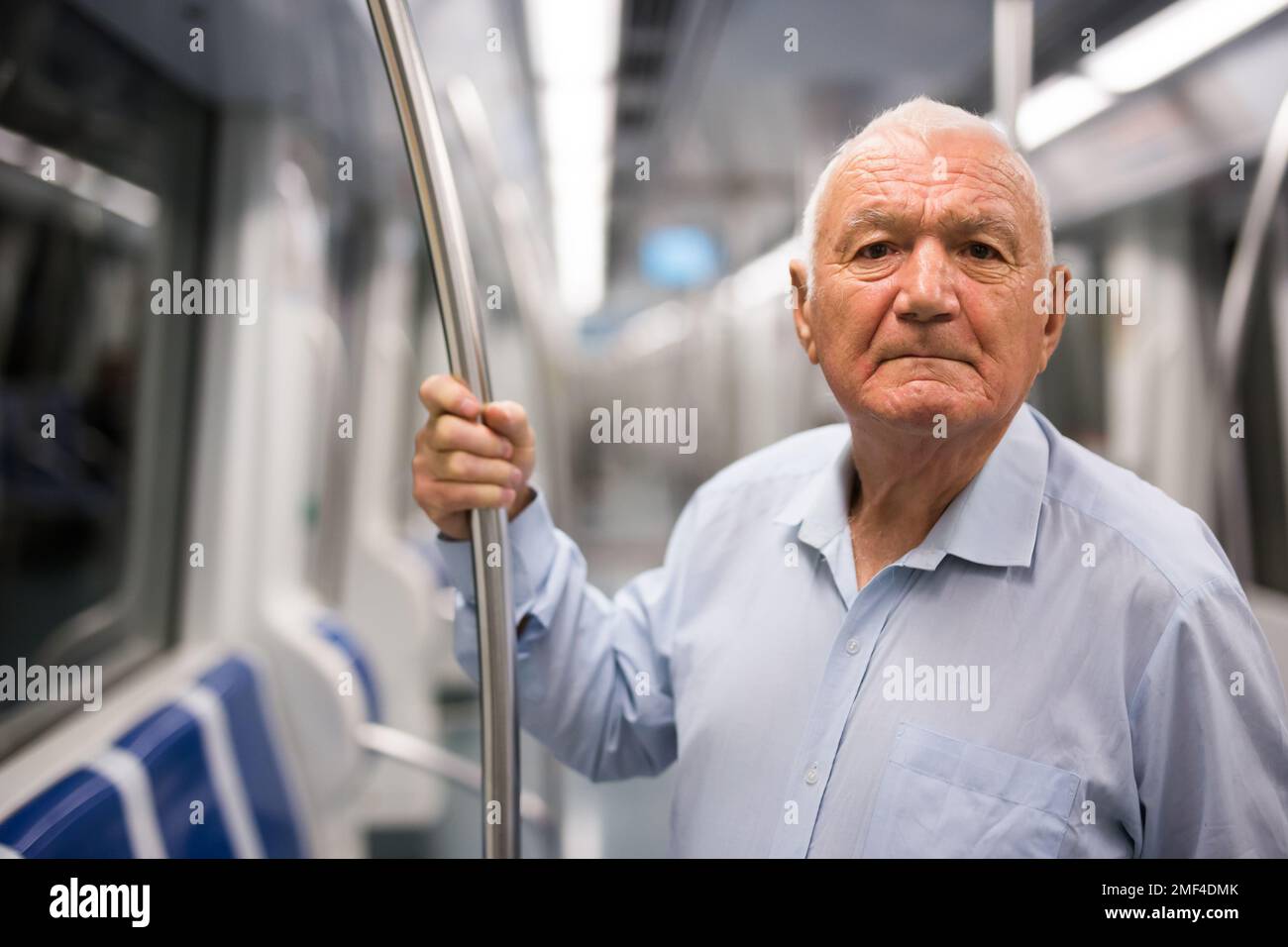 Elderly rail passenger hi-res stock photography and images - Alamy