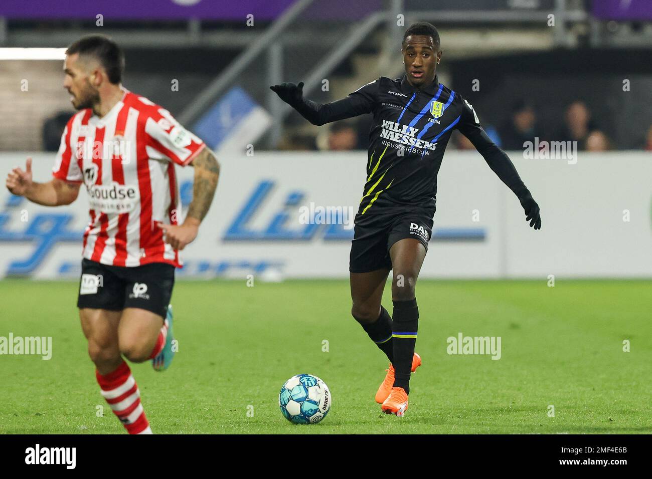 ROTTERDAM, NETHERLANDS - JANUARY 24: Kevin Felida of RKC Waalwijk ...