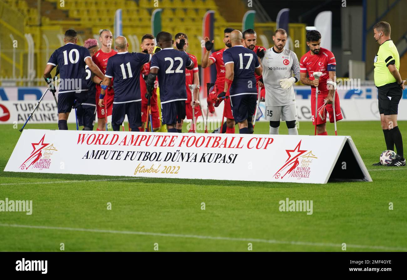 ISTANBUL, TURKIYE - SEPTEMBER 30, 2022: Tukiye vs France National teams ...