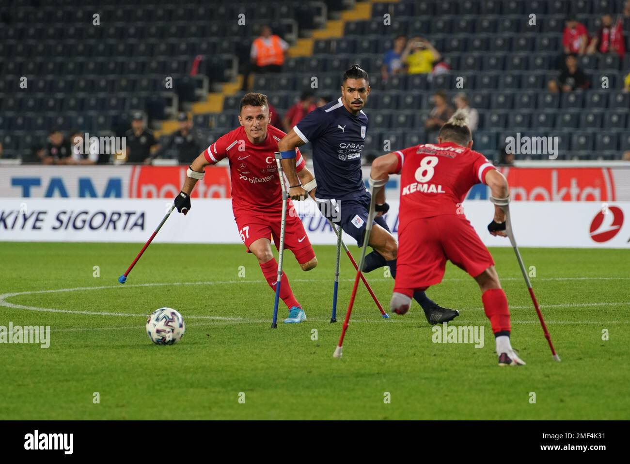 ISTANBUL, TURKIYE - SEPTEMBER 30, 2022: Tukiye vs France National teams ...
