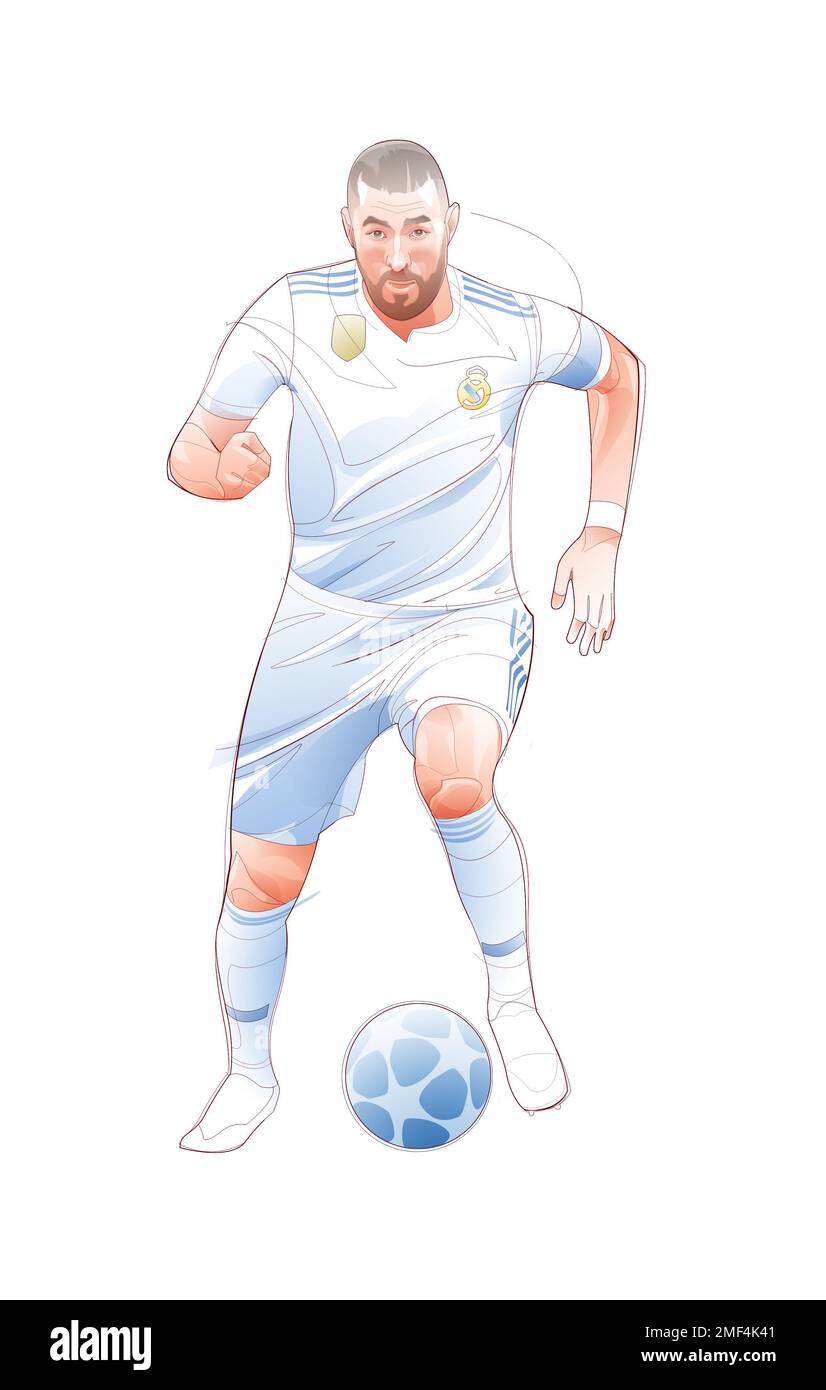 Karim benzema real madrid Cut Out Stock Images & Pictures - Alamy