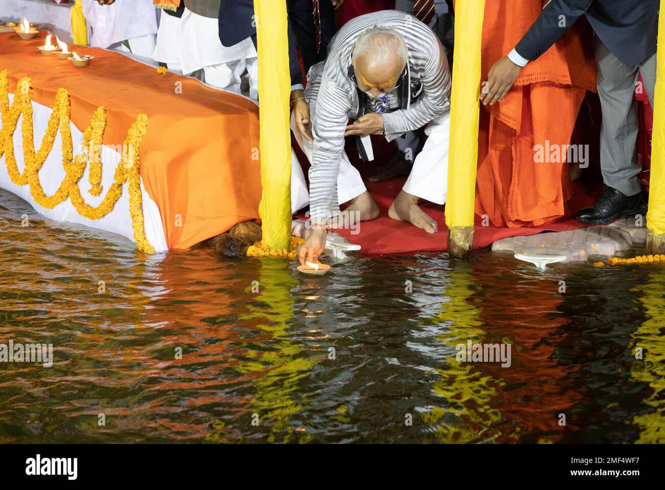 Hindu nationalist Rashtriya Swayamsevak Sangh (RSS) chief Mohan Bhagwat ...