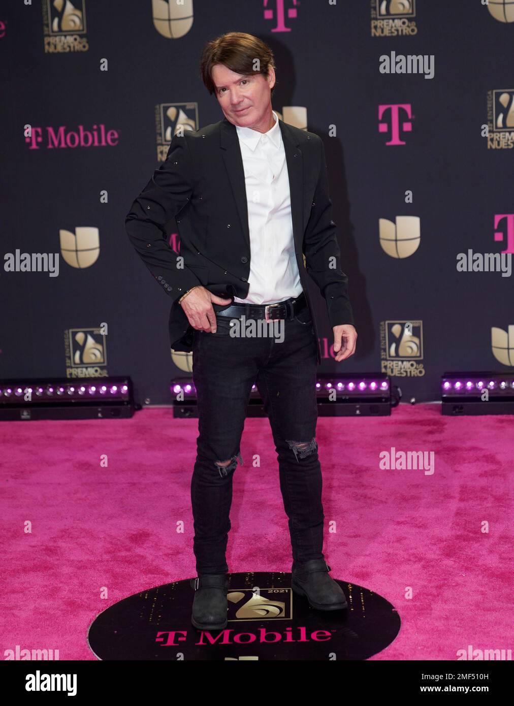 Arthur Hanlon arrives at Premio Lo Nuestro at American Airlines Arena ...