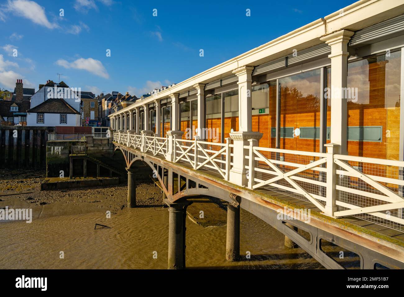 Looking down the town pier the oldest iron pier in the world at ...