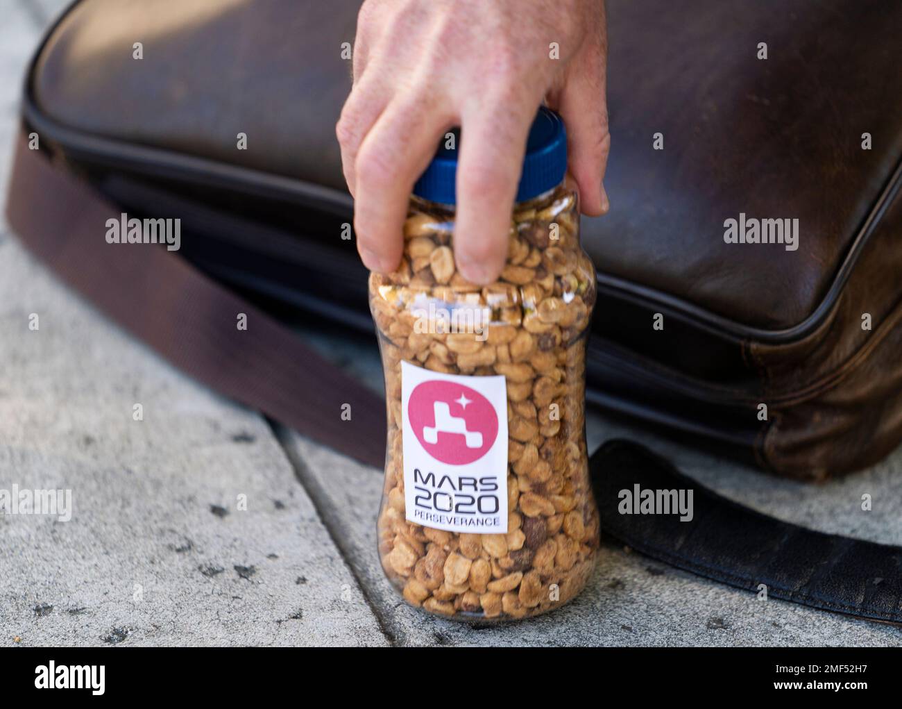 Rob Manning, Chief Engineer at NASA Jet Propulsion Laboratory shows ...