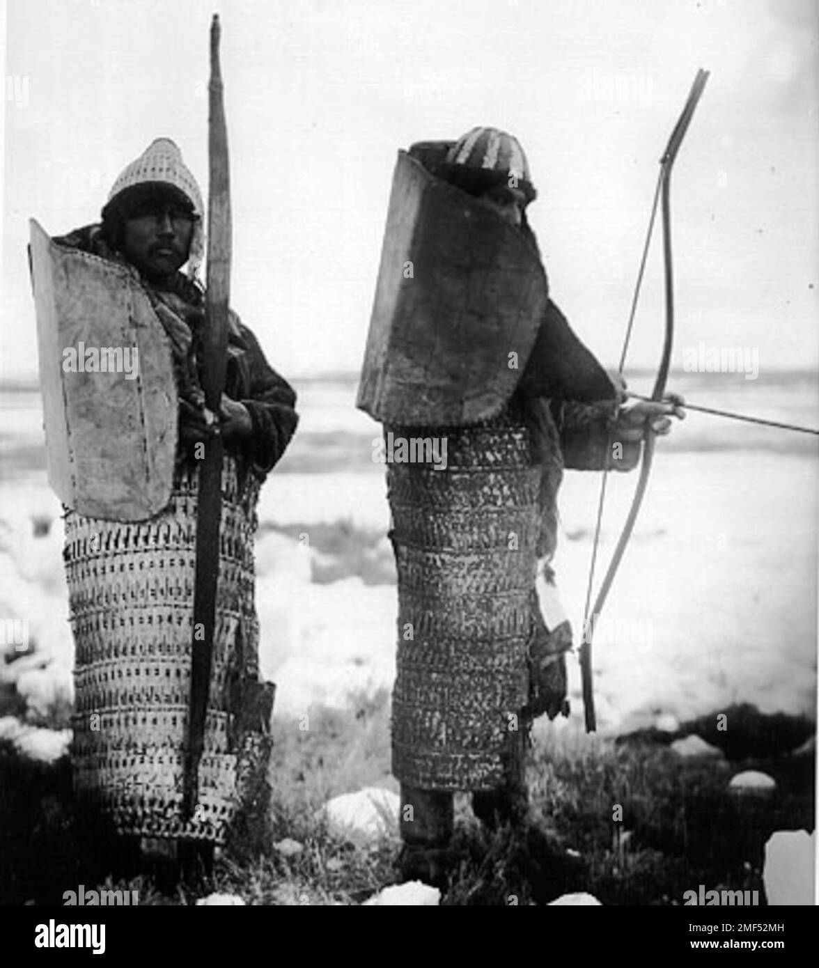 Lamellar armour traditionally worn by the Koryak people (circa 1900 ...