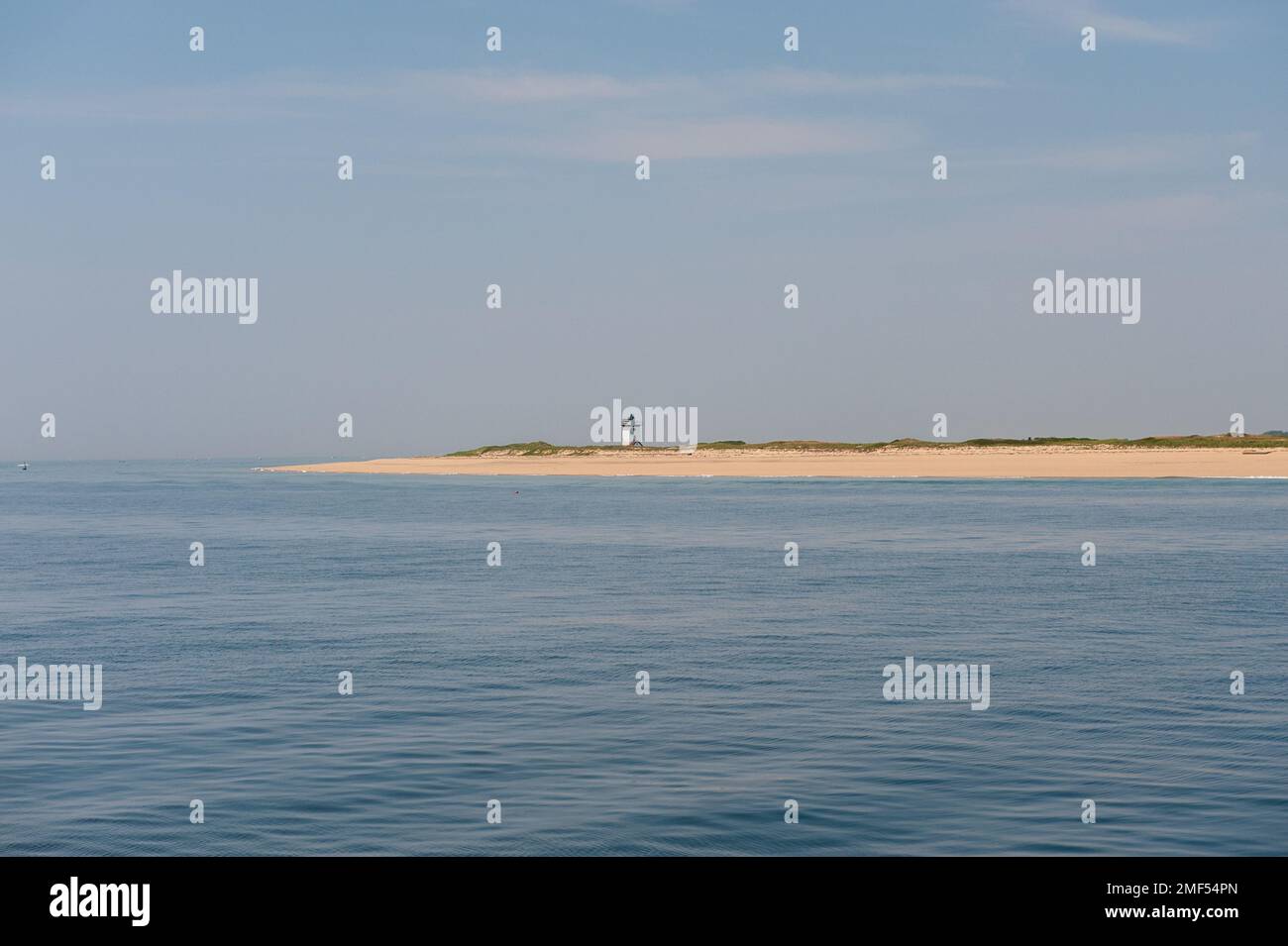 Long Point Beach and Long Point Light Station on a sunny day in Cape ...