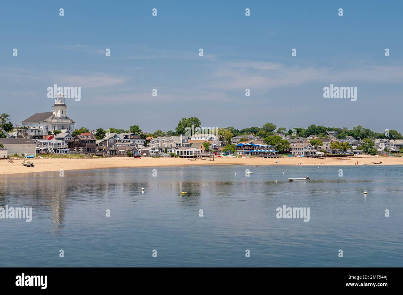 Provincetown viewed from MacMillan Pier. Cape Cod is a popular travel ...