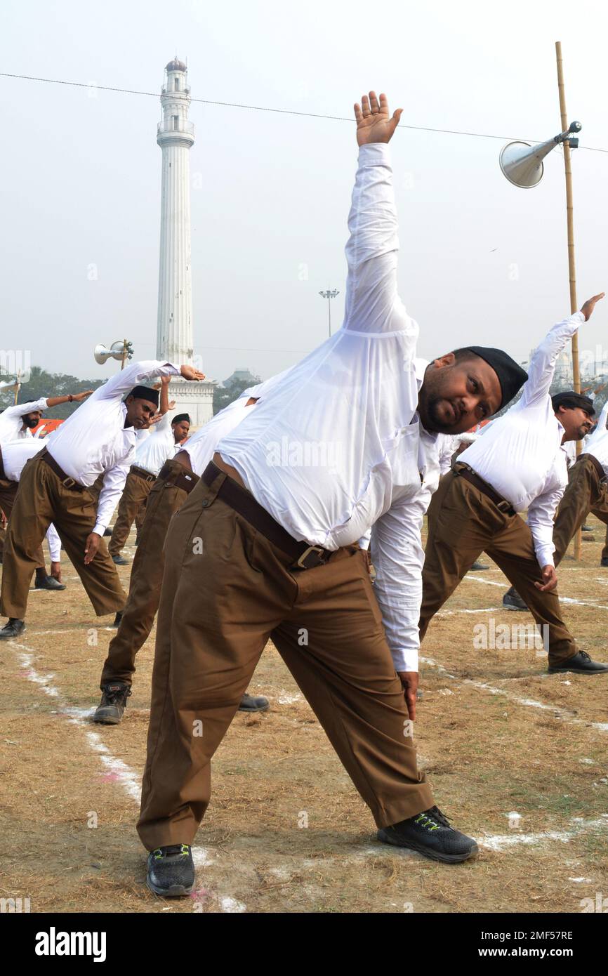 Kolkata, West Bengal, India. 25th Jan, 2023. Indian right-wing ...